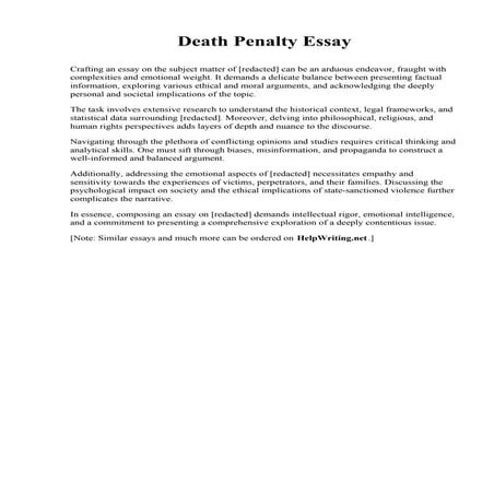 Prison Essay | PDF