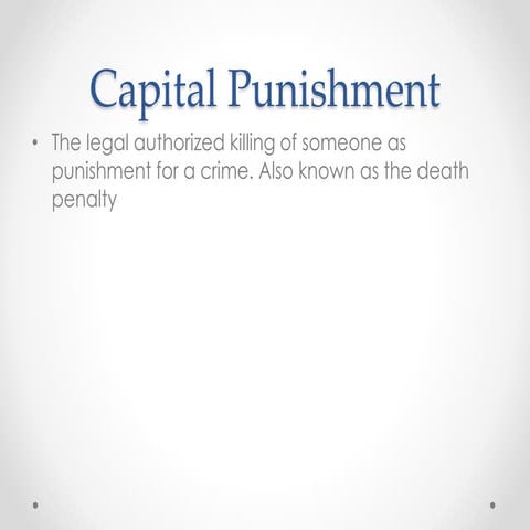 DEATH PENALTY IN USA | PPTX