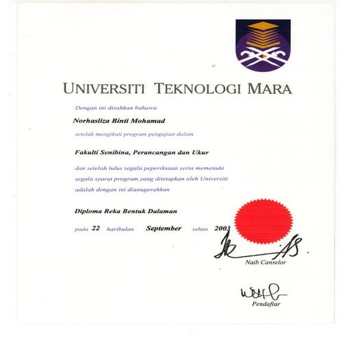 diploma uitm | PDF