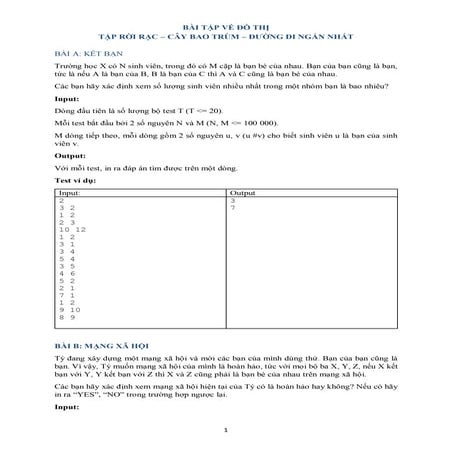 bài tập cấu trúc dữ liệu 7 | PDF