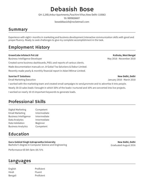 CV Usman Ejaz Butt | PDF