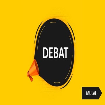 Contoh mosi debat ekonomi terupdate untuk SMA | PPTX