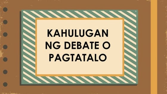 ANG DEBATE O PAKIKIPAGTALO Grade 10 FILIPINO.pptx