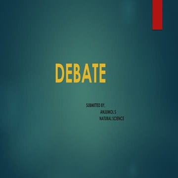 Debate | PPTX