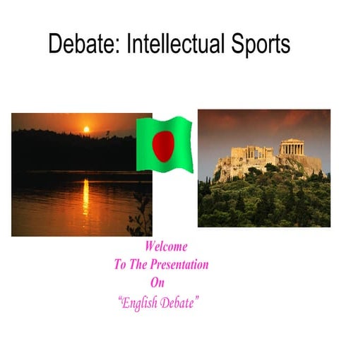 Debate | PPT
