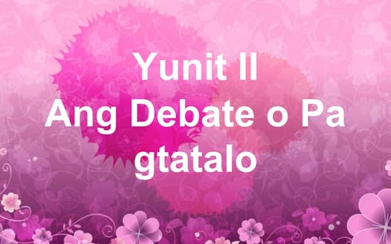Debate o pagtatalo para sa Filipino 10.pptx