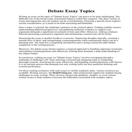 Debate Essay Topics.pdf