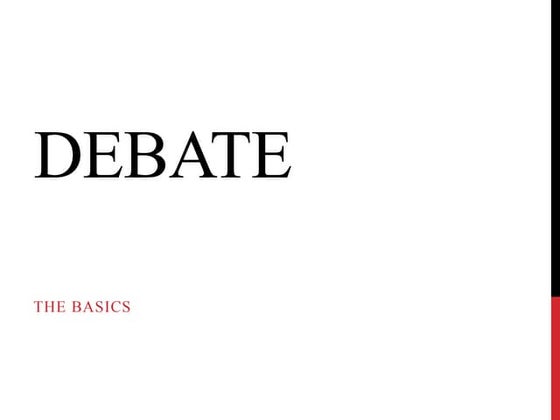 Introduction to Basic Debating Skills.ppt