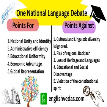 Debate on One National Language 5 Insightful Points For and Against | PDF