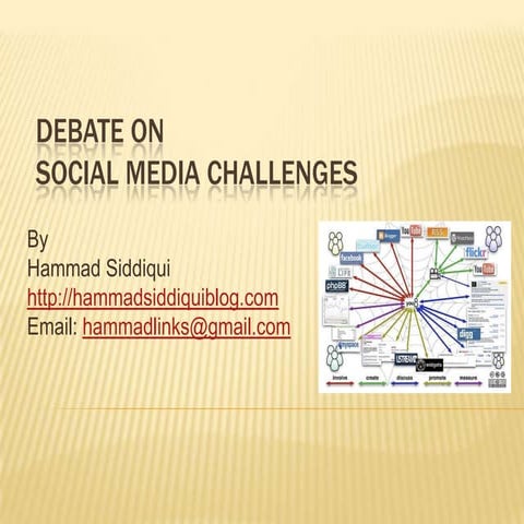A Debate on Social Media Challenges | PPTX