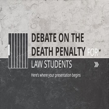 Debate on the Death Penalty for Law Students by Slidesgo.pptx