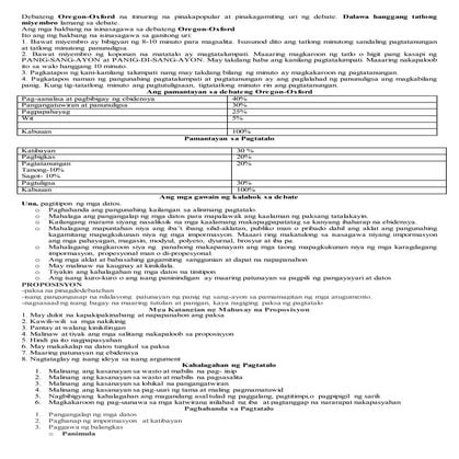 ANG DEBATE O PAKIKIPAGTALO Grade 10 FILIPINO.pptx