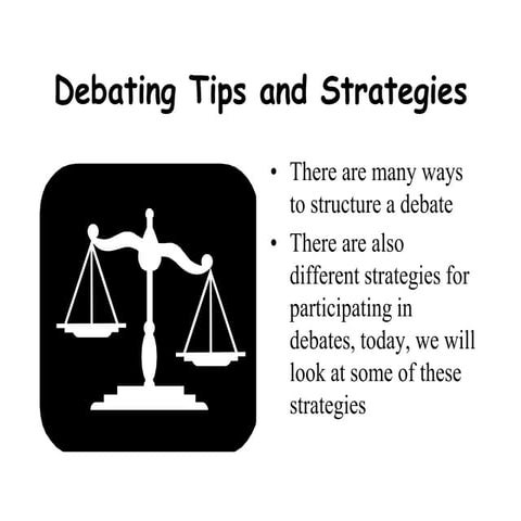 Debate Rules,Tips, Do & Don'ts | PPTX