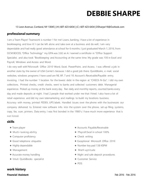 RESUME_DSRAFAL | DOC | Human Resources | Business