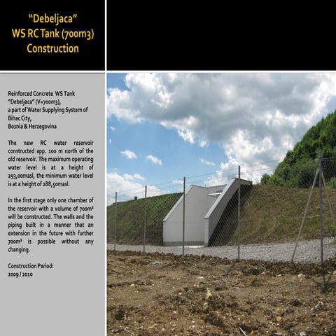 Debeljaca WS Reservoir 700m3 | PPT