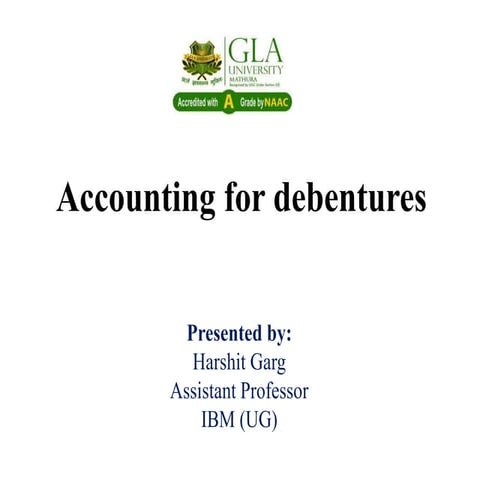 Debentures | PPT