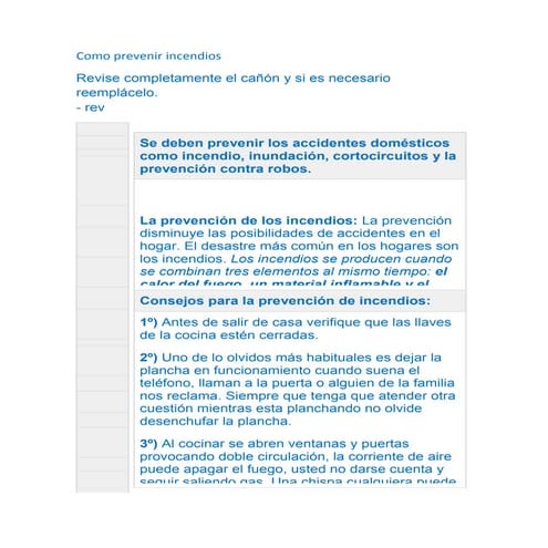 10 Recomendaciones Para La Seguridad Contra Incendios | PPT