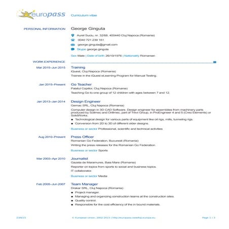 CV_George_Ginguta1 | PDF