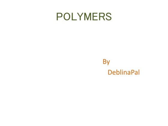 UNIT 2 Polymer Blends and Alloys.pptx | Chemistry | Science