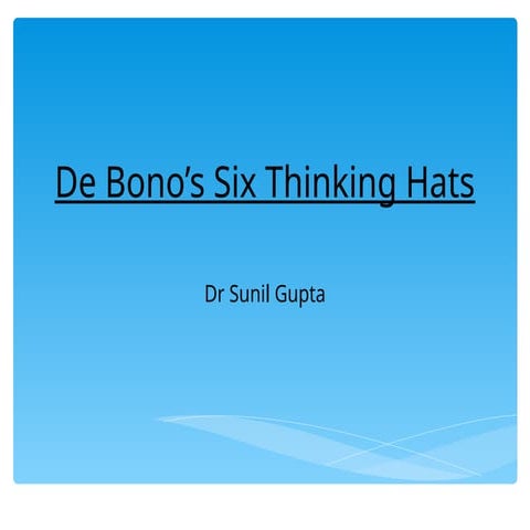 de Bonos six thinking hats5444444444.ppt