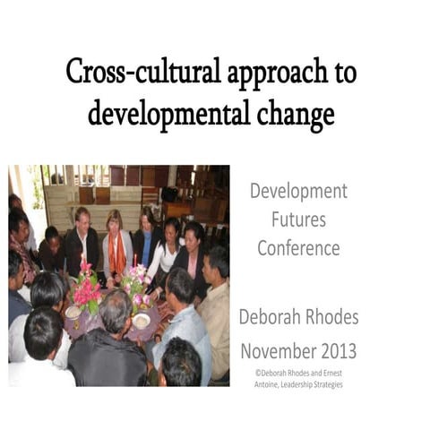 Deborah Rhodes A new approach to achieving shared + relevant ...