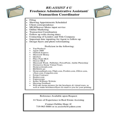 Debra Hope Resume #1 | PDF