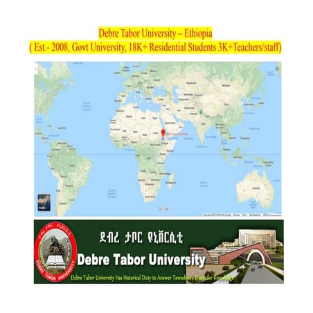 Debre Tabor University- Breif for MoU.pdf