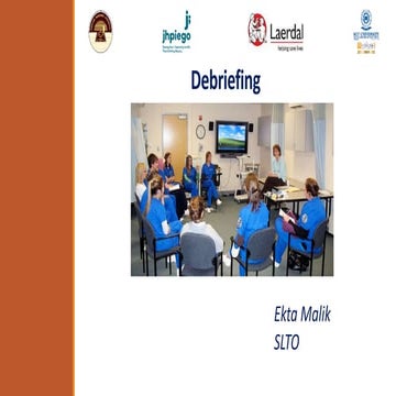 Debriefing.pptx is for the education purpose . | PPTX