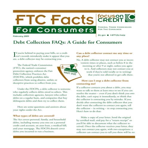 Debt Collections | PDF