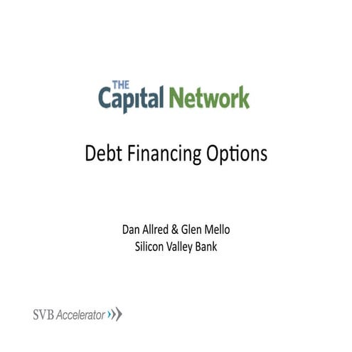 Debt financing options tcn 11 9-12 | PPT