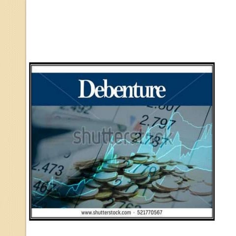 Non convertible debentures | PDF