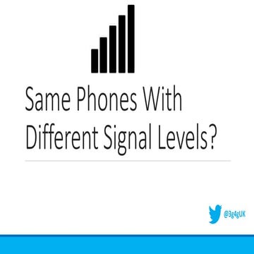 Debugging: Same Phones With Different Signal Levels? | PDF ...