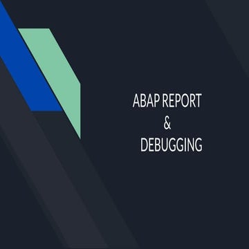 DEBUGGING TABLES OF SALES ORDER.ABAP PART | PDF