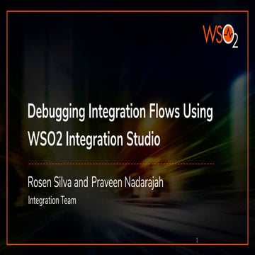 Debugging Integration Flows Ppt