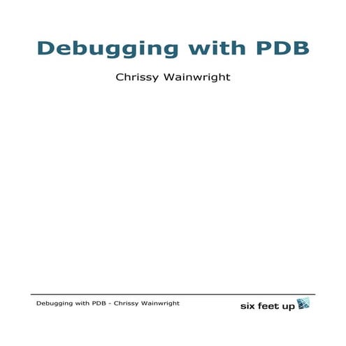 Debugging With Pdb Pdf