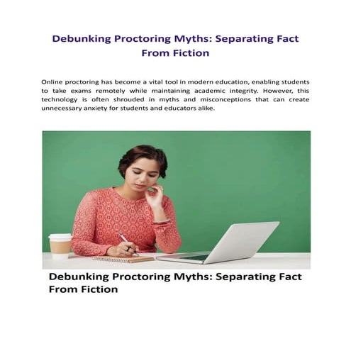 Debunking Proctoring Myths: Separating Fact From Fiction | PDF | Free Download