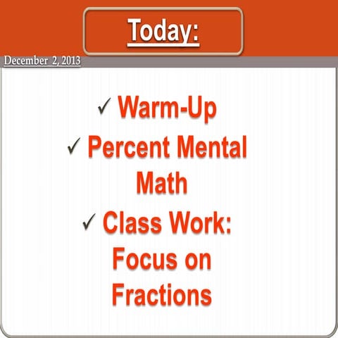 FSMA Fractions decimals percentages slides.ppt