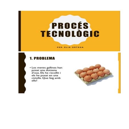 Procés tecnològic | PDF