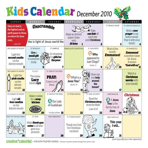 Dec10 kids cal | PDF