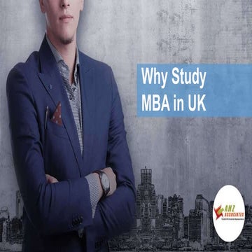 Why Study MBA in UK | PPT