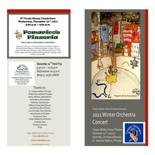 Dec 2011 concert program | PDF