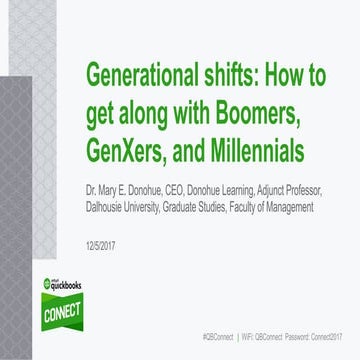 Generational Shifts by Dr.Mary E. Donohue | PPT