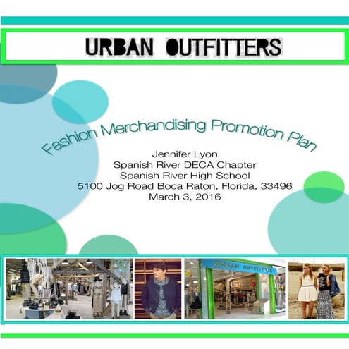 Fashion Merchandising Promotion Plan | PDF