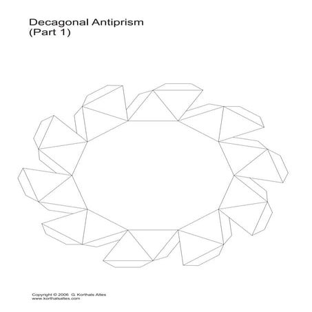 Decagonal antiprism | PDF