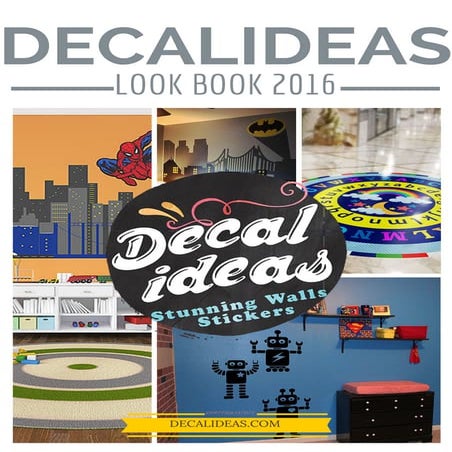 Decal Ideas Wall Decals Wall Stickers Catalog 2016 www.decalideas.com