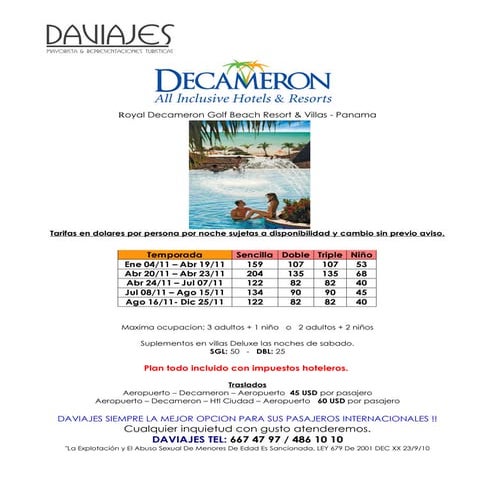 Mompiche decameron 2011 | PDF