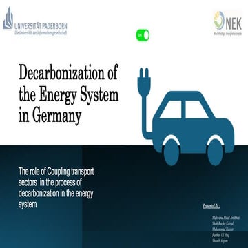 Decarbonization of the Energy System in Germany.pptx