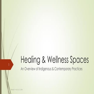 Healing & Wellness Spaces_APA Workshop2 (1) | PPT