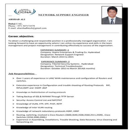 Arshad Ali CV 1 (1) | DOC