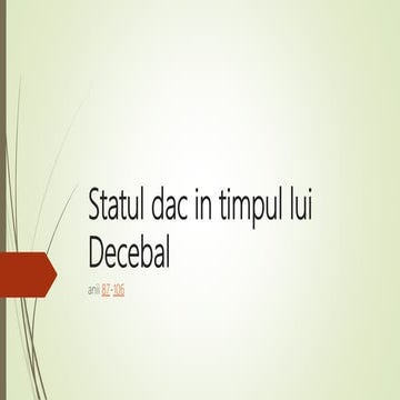 Decebal | PPTX